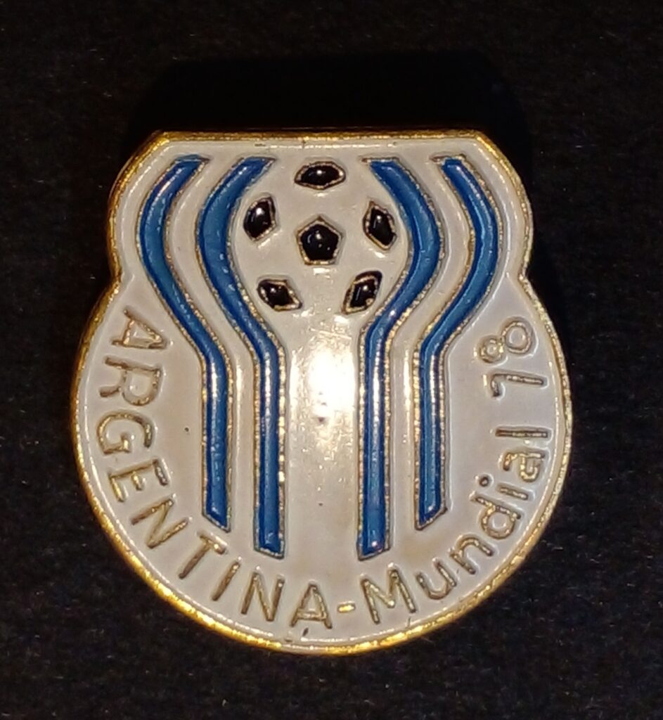 Pin Argentina Mundial de Futbol 1978 . Original - Numismática Stanic